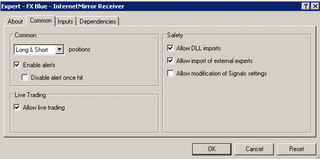 FX Blue Remote Trade Copier - Real Time Trade Copying